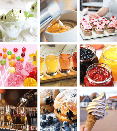 100s of Delicious Flavors for Food & Beverage Applications